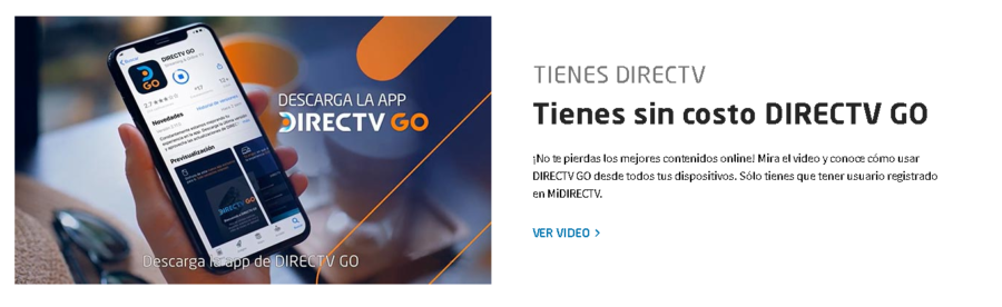 DirecTV GO | Soltedeco Agente DIRECTV® Colombia